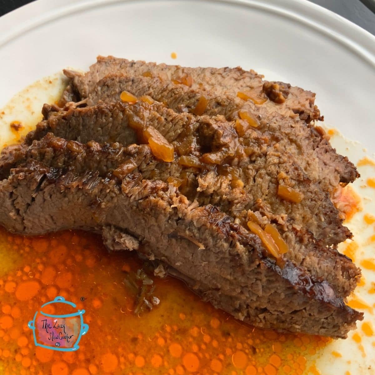 Lazy Slow Cooker Brisket Recipe - The Lazy Slow Cooker