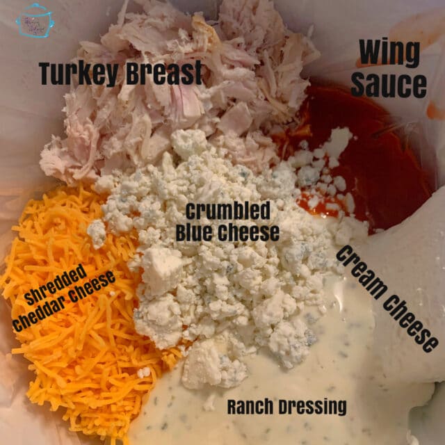 Lazy Buffalo Turkey Dip Recipe - The Lazy Slow Cooker