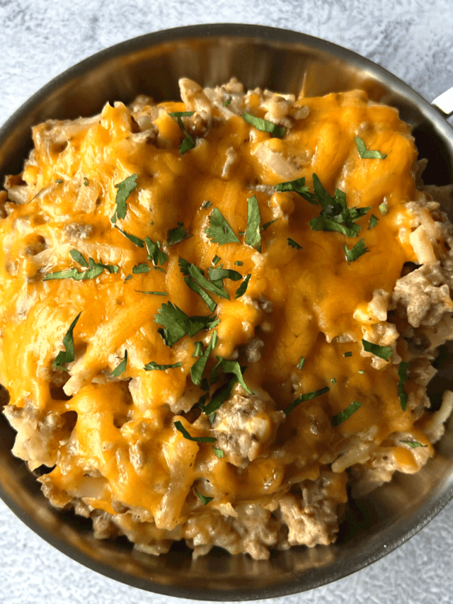 Slow Cooker Hamburger Hash - The Lazy Slow Cooker