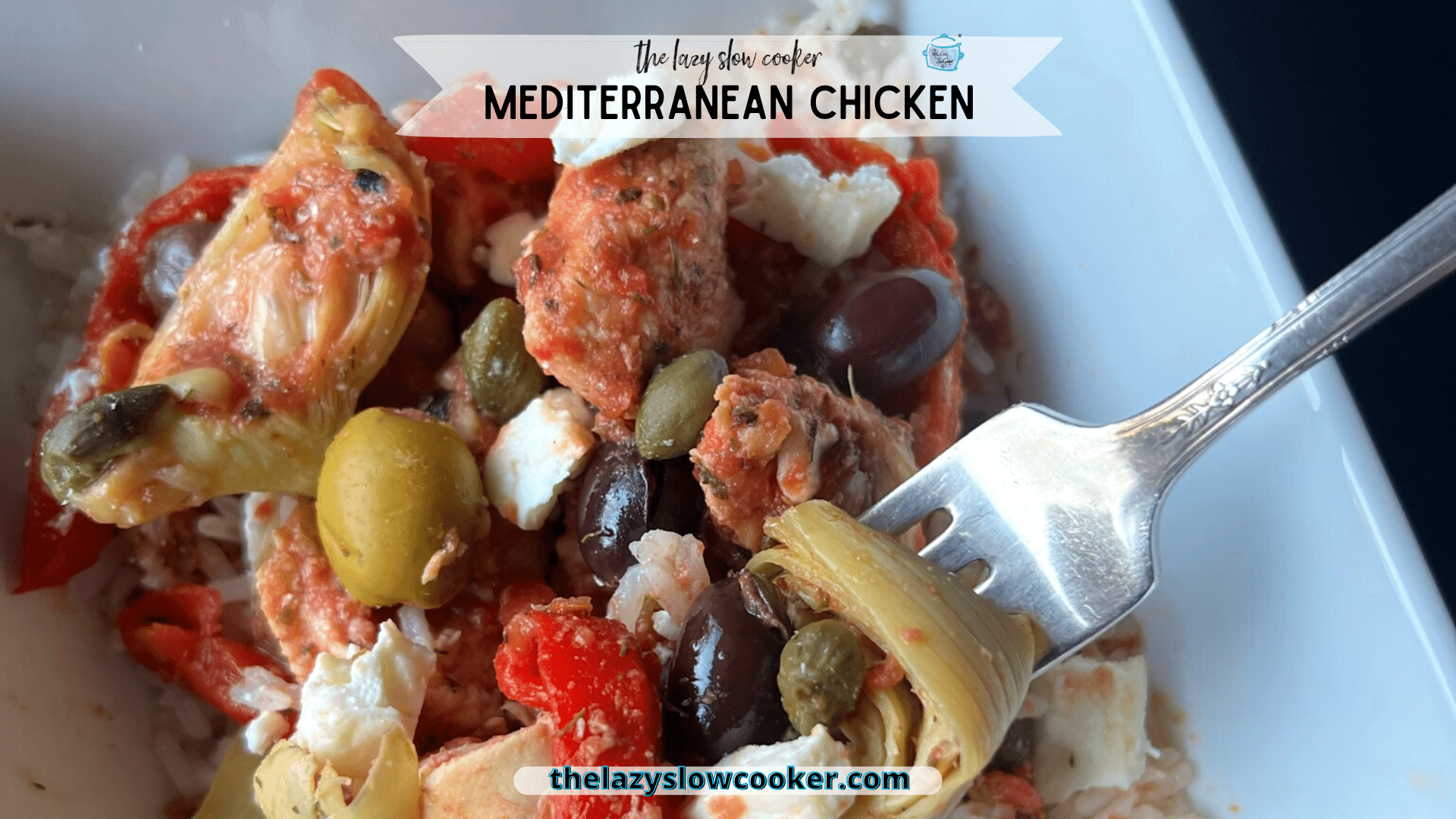 Slow Cooker Mediterranean Chicken With Artichokes - The Lazy Slow Cooker