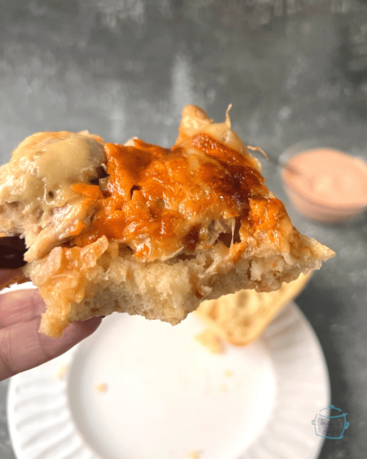 Slow Cooker Chicken Reuben Casserole - The Lazy Slow Cooker