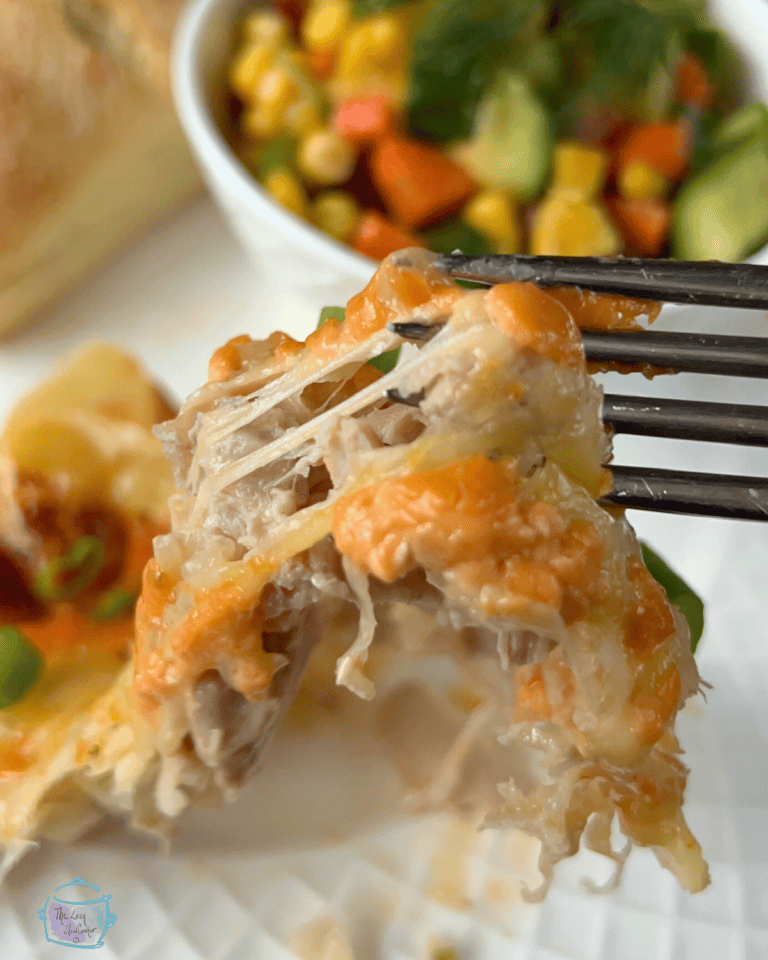 Slow Cooker Chicken Reuben Casserole - The Lazy Slow Cooker