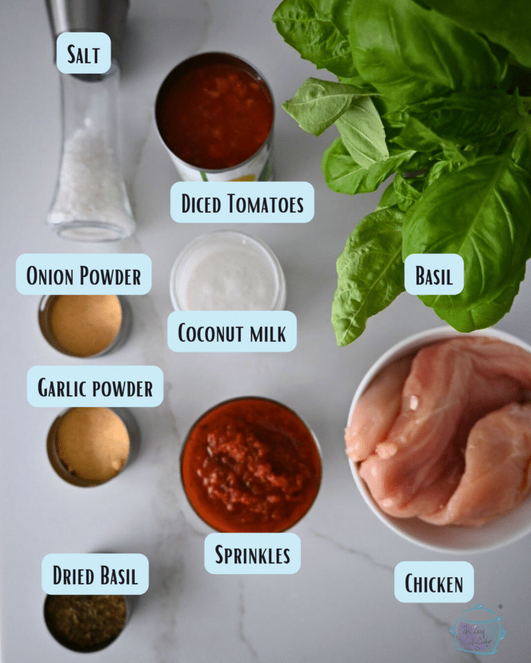 Slow Cooker Creamy Tomato Basil Shredded Chicken - The Lazy Slow Cooker