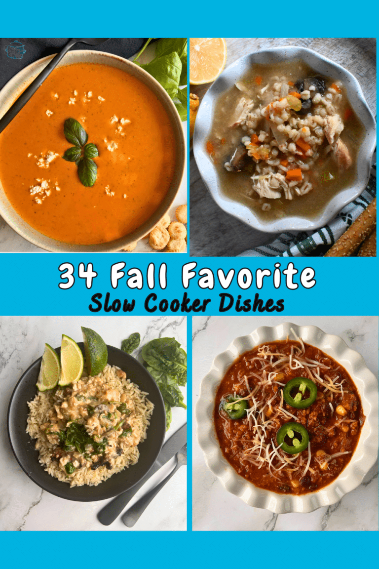 34 Favorite Fall Slow Cooker Recipes - The Lazy Slow Cooker