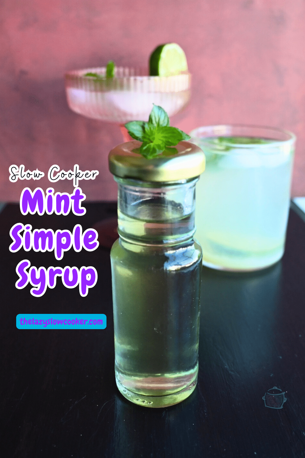 Slow Cooker Mint Simple Syrup - The Lazy Slow Cooker