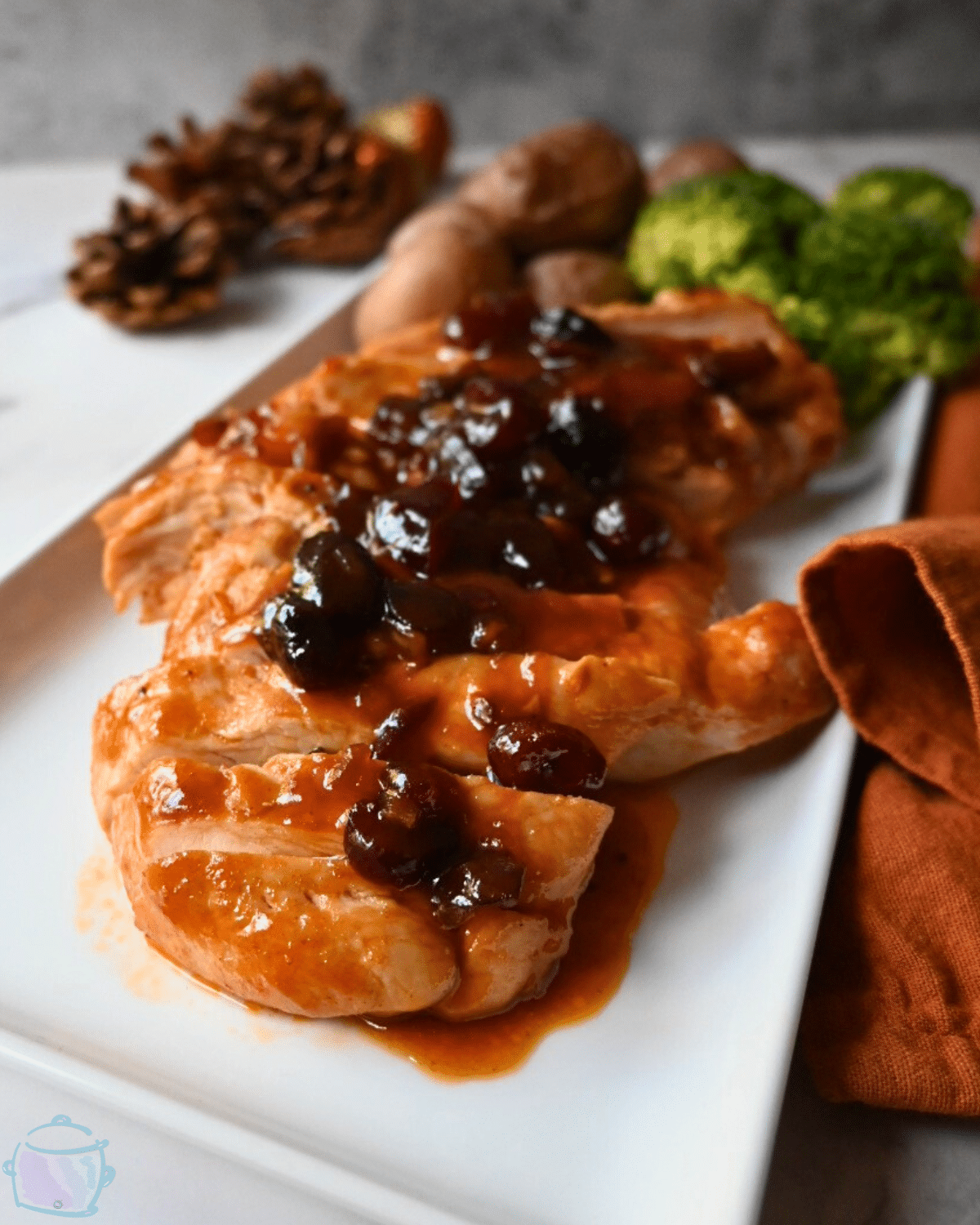 Slow Cooker Cranberry Turkey London Broil - The Lazy Slow Cooker