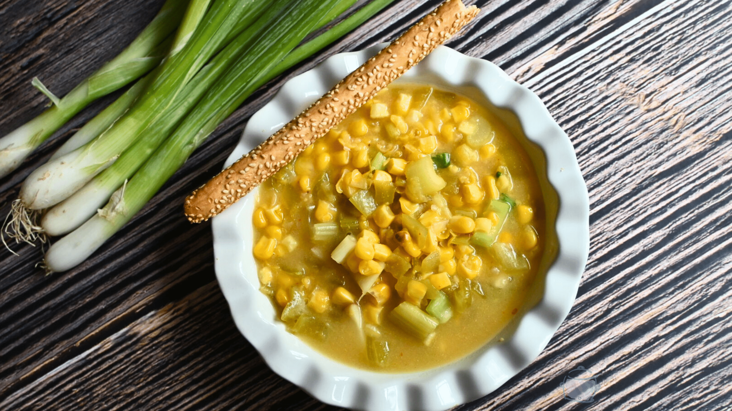 Slow Cooker Pepper And Corn Chowder (Vegan Recipe) - The Lazy Slow Cooker