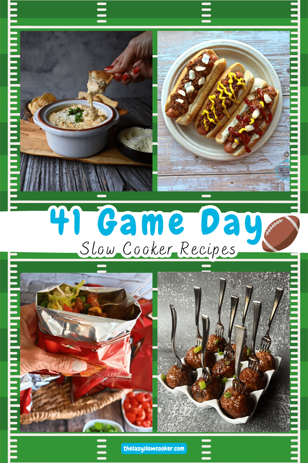 41 Game Day Slow Cooker Recipes - The Lazy Slow Cooker
