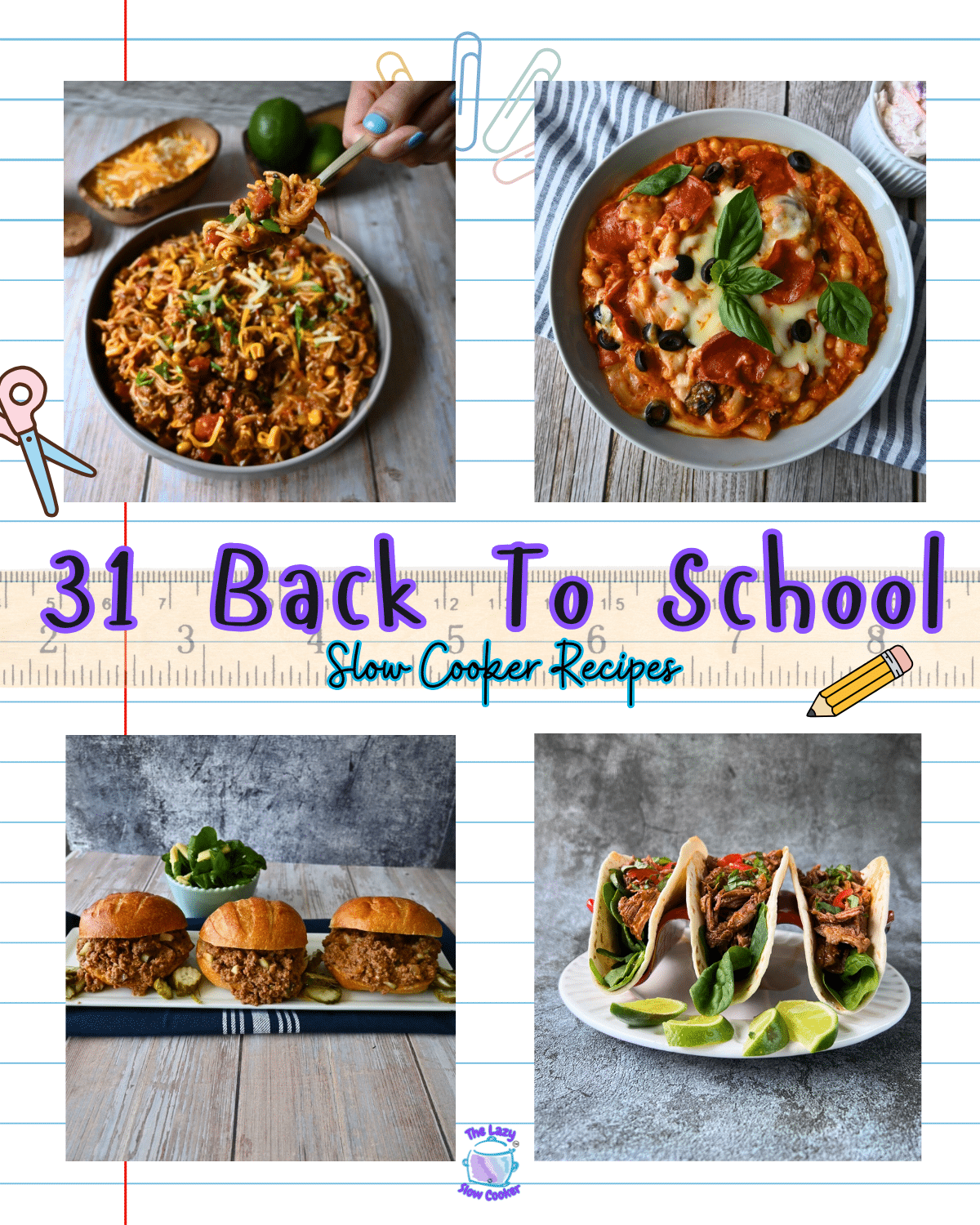 31 Easy Slow Cooker Recipes For Back To School Season - The Lazy Slow ...