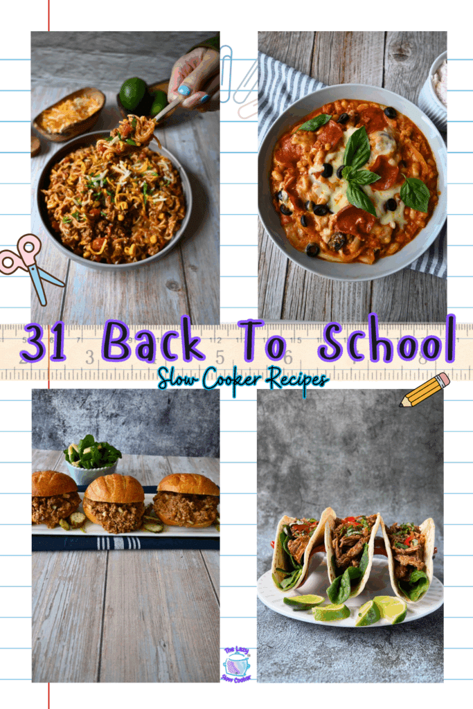 31 Easy Slow Cooker Recipes For Back To School Season - The Lazy Slow ...