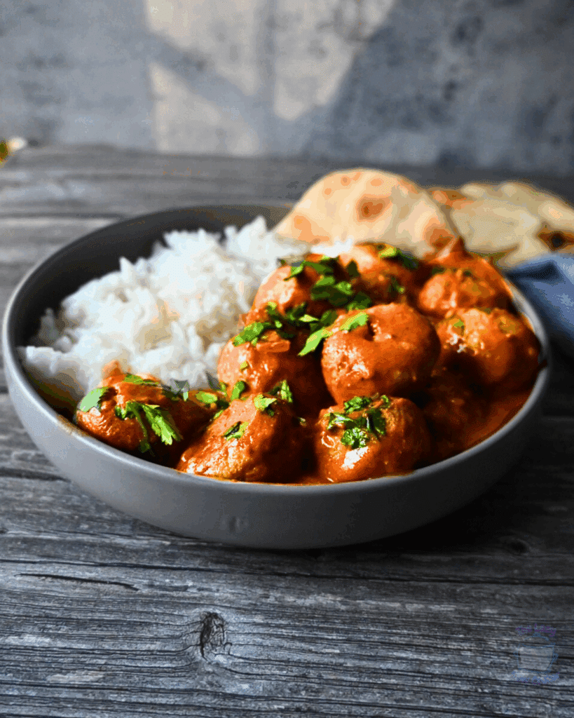 Slow Cooker Butter Chicken Meatballs (Creamy and Flavorful)