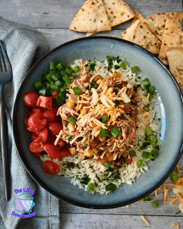 Slow Cooker Santa Fe Chicken (Easy Dump & Go Meal)